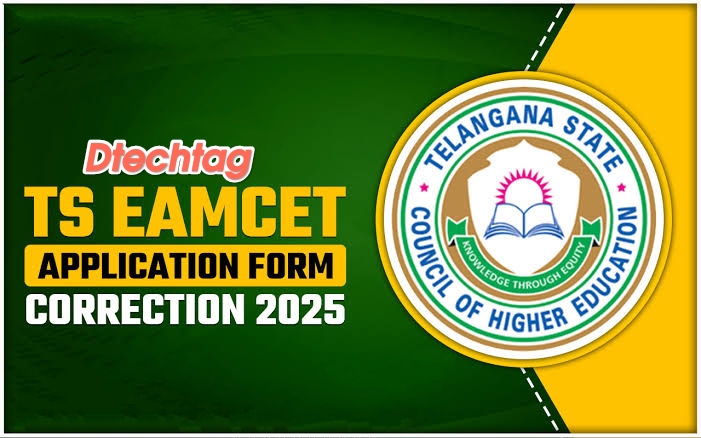 TS EAMCET 2025 Application Form Correction: Start & End Date